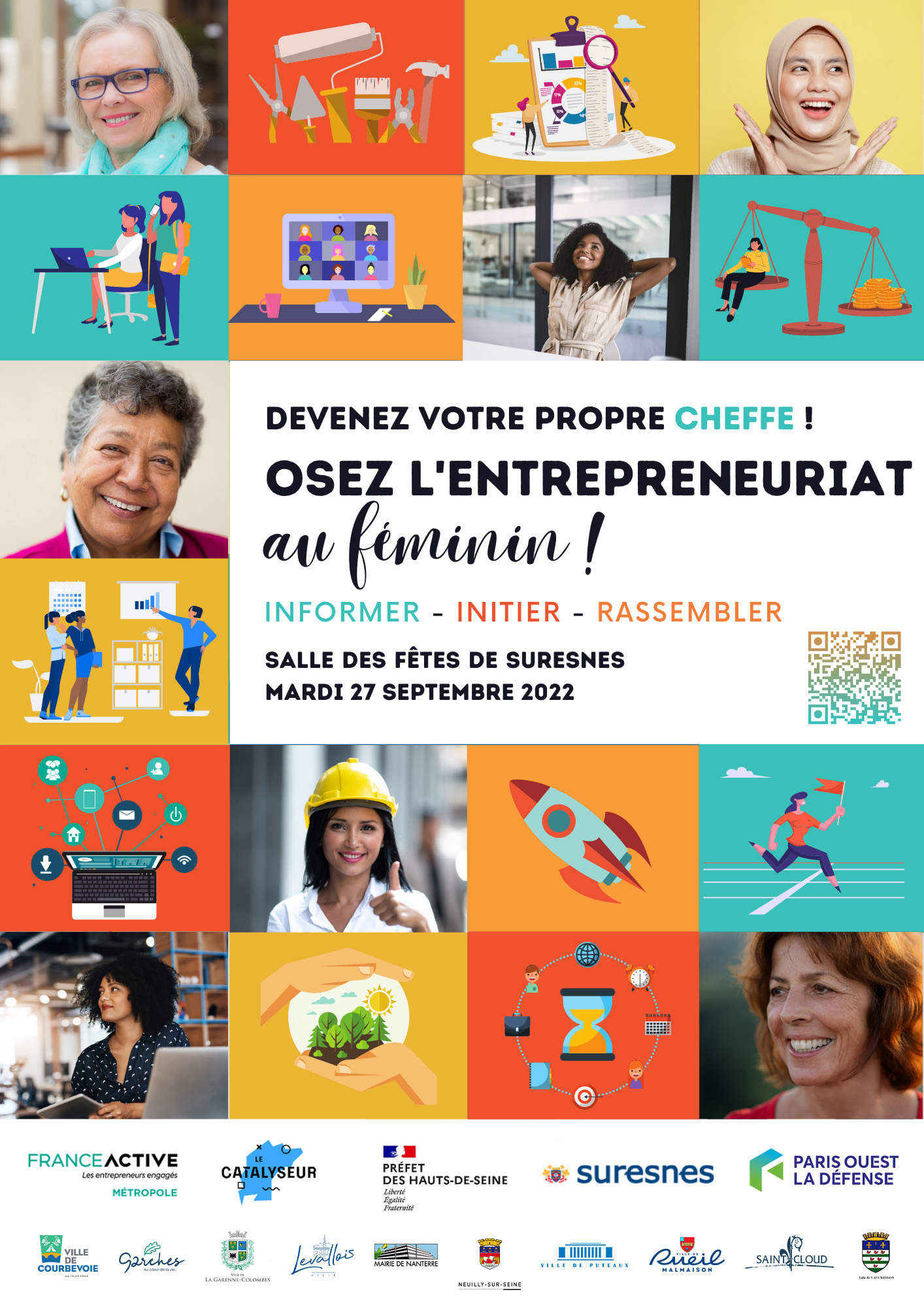 Journée de l'entrepreneuriat féminin du 92 ! - POLD - Paris Ouest La Défense